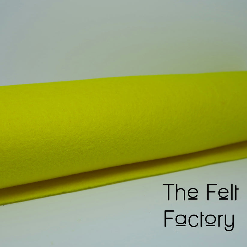 100% Merino Wool Felt Sheet - Lemon – The Felt Factory