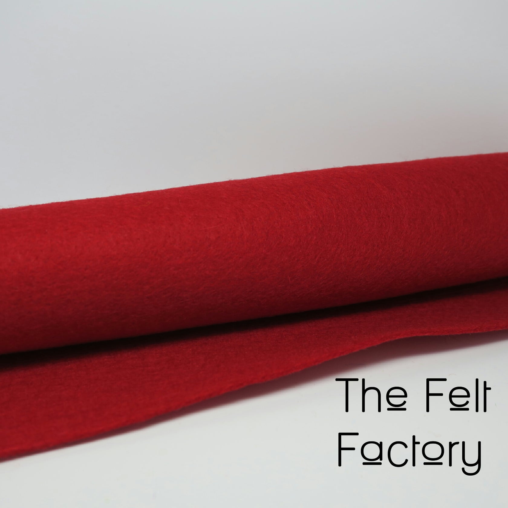 100% Merino Wool Felt Sheet - Red – The Felt Factory