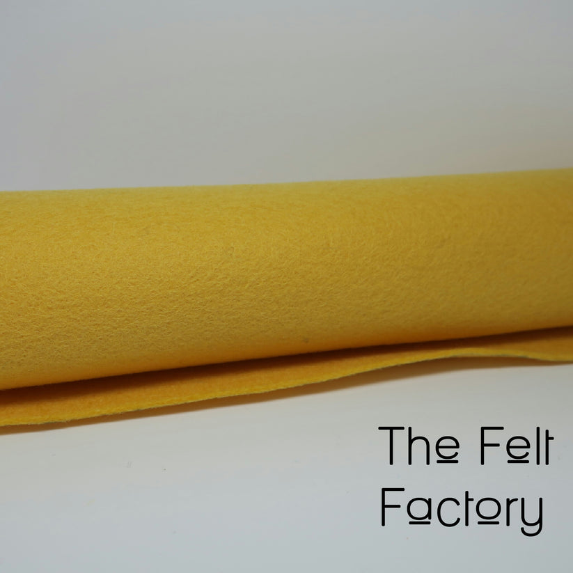 100% Merino Wool Felt Sheet - Soft Yellow – The Felt Factory