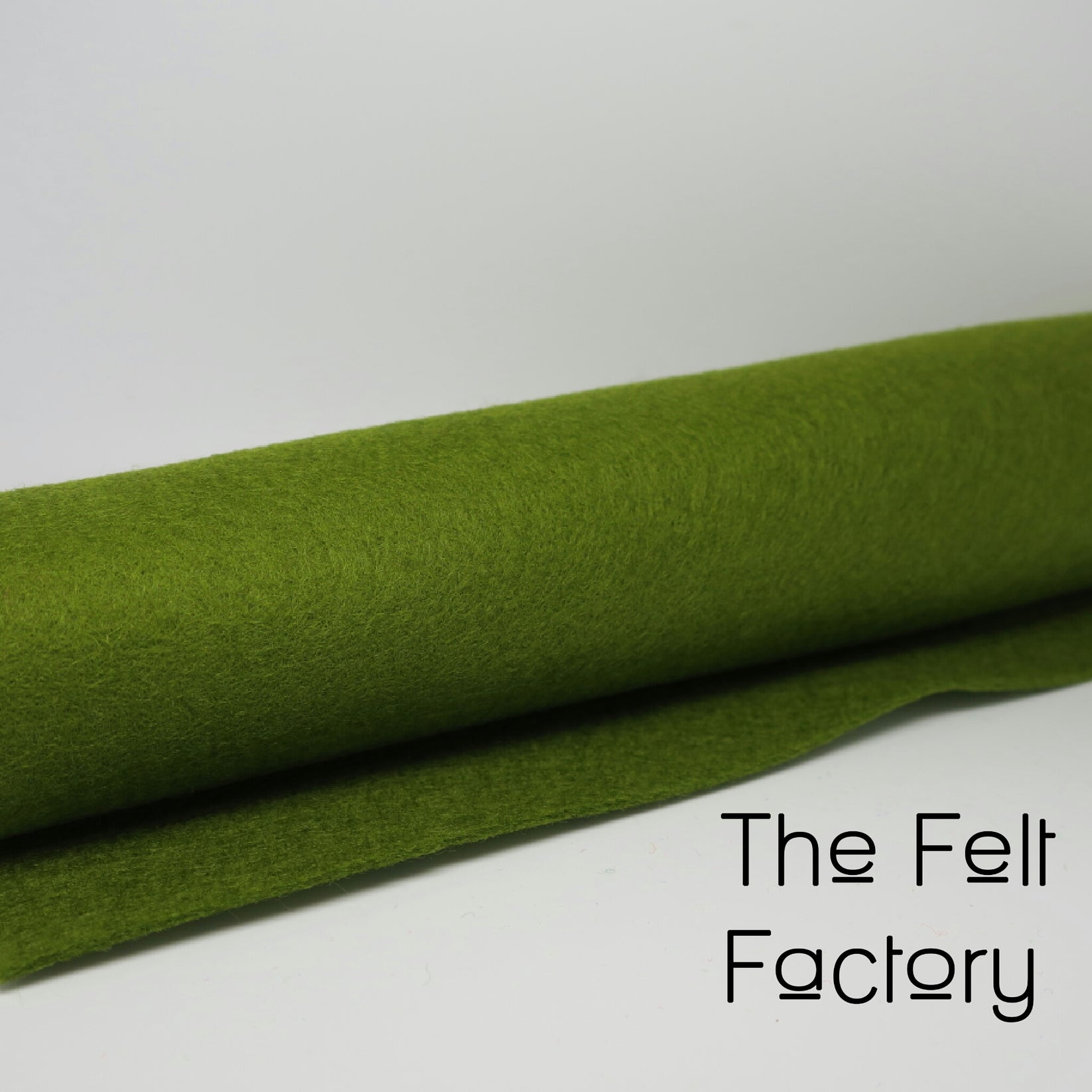 100% Merino Wool Felt Sheet - Olive – The Felt Factory