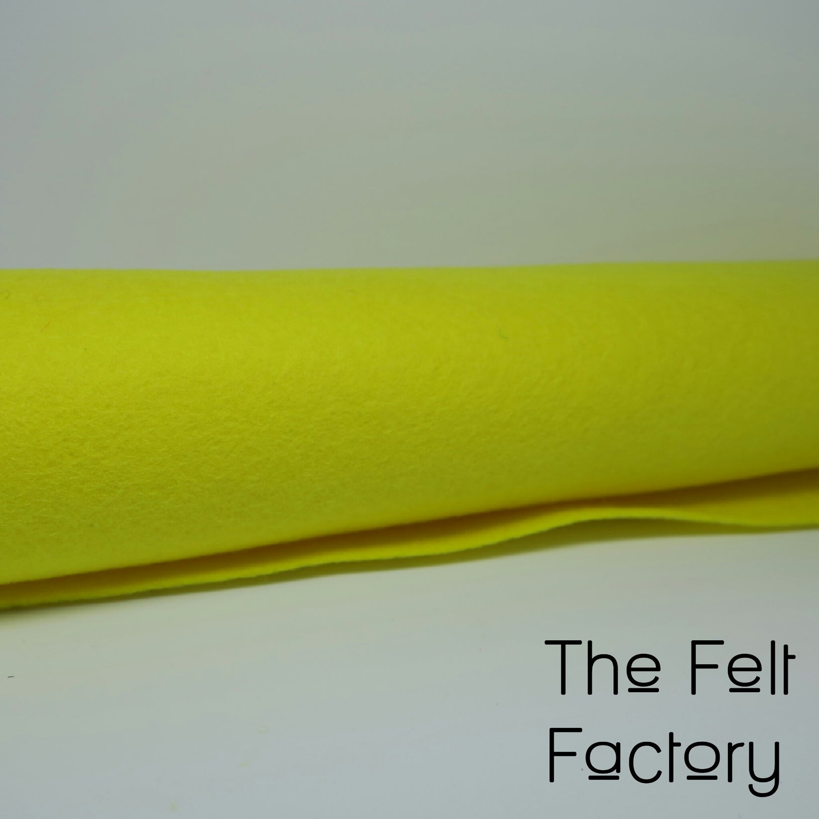 100% Merino Wool Felt Sheet - Bright Yellow – The Felt Factory