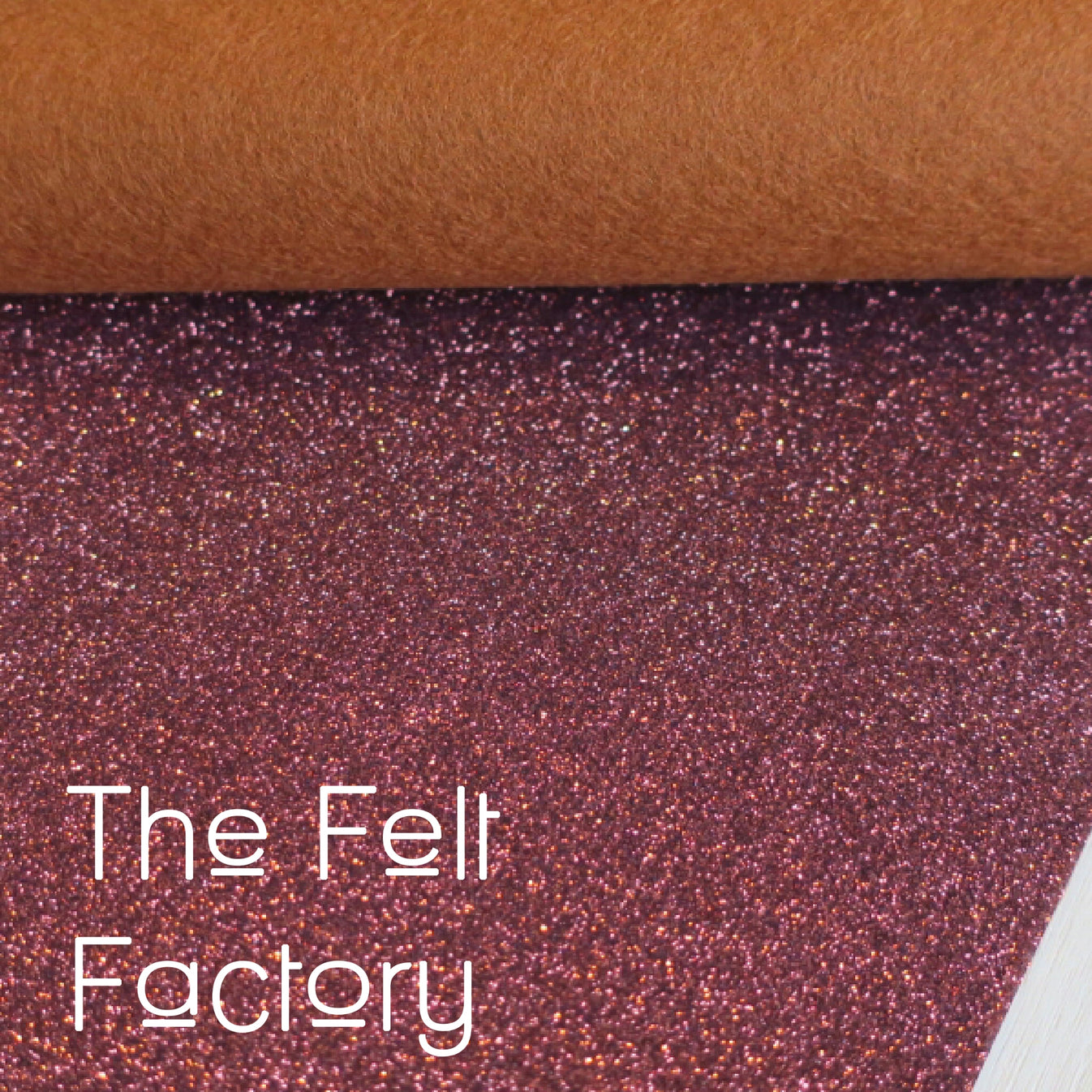 Glitter Felt - Bronze – The Felt Factory