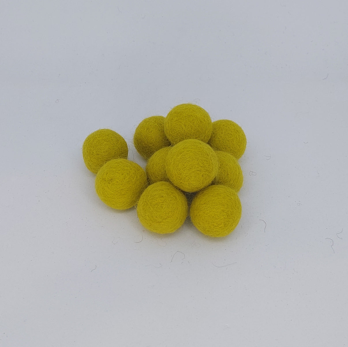 Felt Balls - Chartreuse – The Felt Factory
