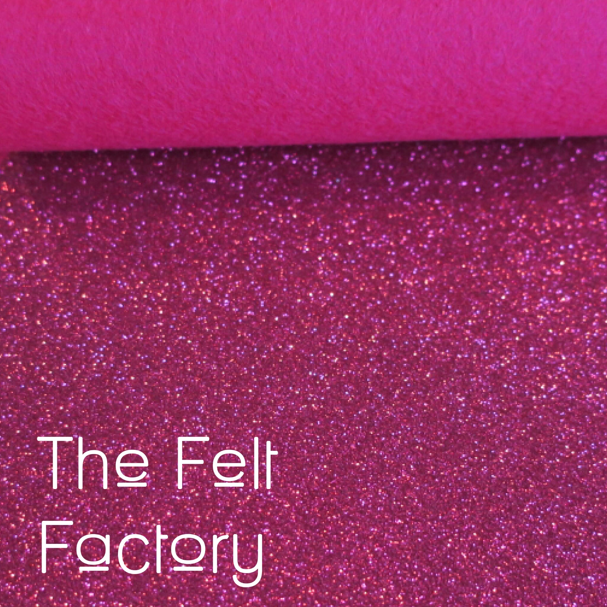 Glitter Felt - Cherry – The Felt Factory