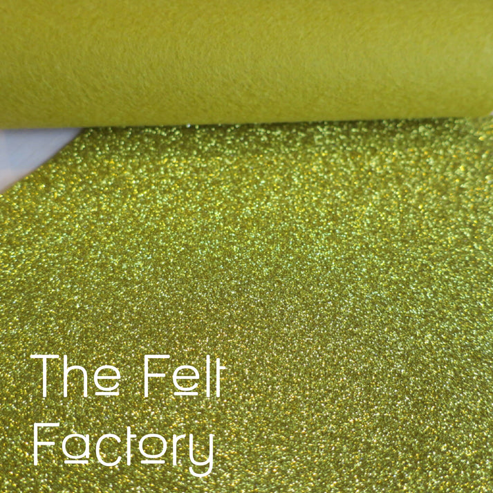 Glitter Felt - Gold – The Felt Factory