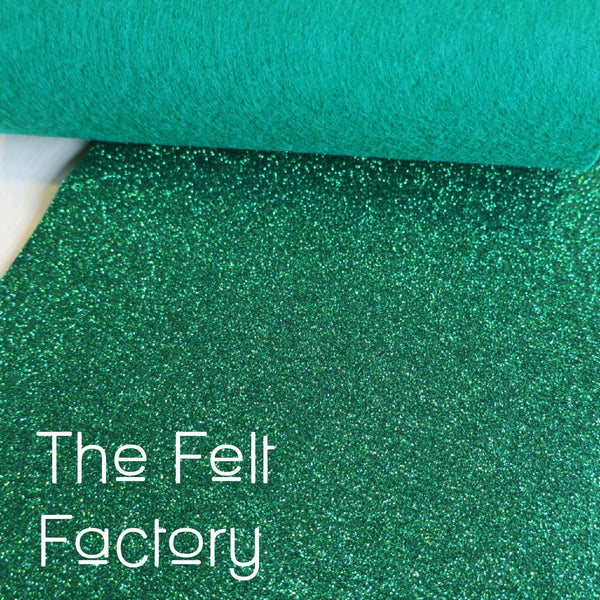 Glitter Felt - Grass – The Felt Factory