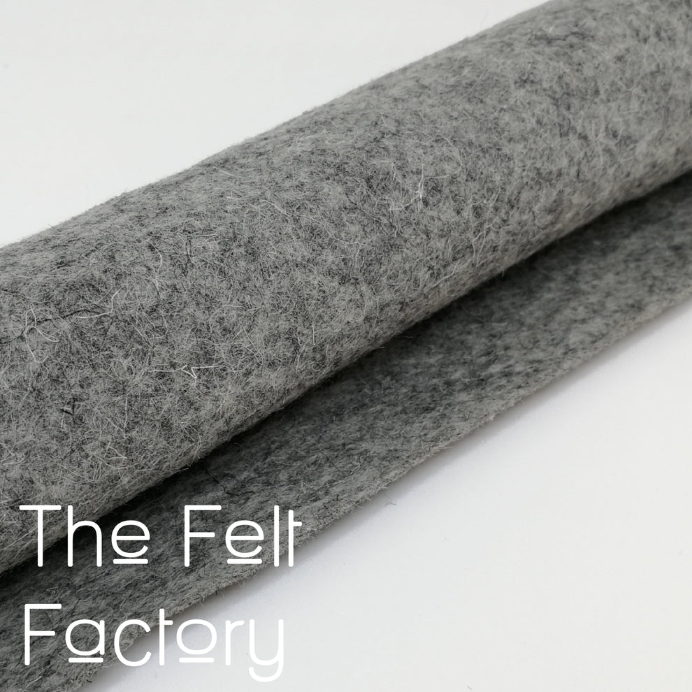 100% Merino Wool Felt Sheet - Grey Marle – The Felt Factory