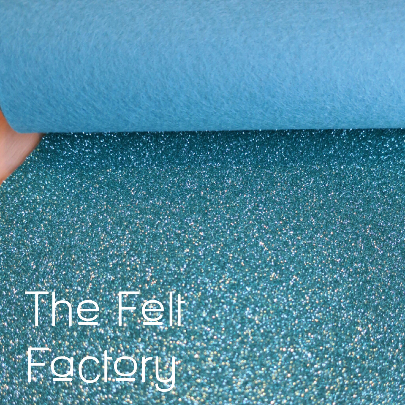 Glitter Felt - Jade – The Felt Factory