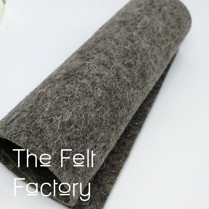 100% Merino Wool Felt Sheet - Brown Marle – The Felt Factory