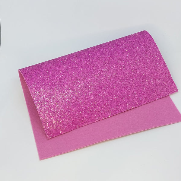 Glitter Felt - Plum – The Felt Factory