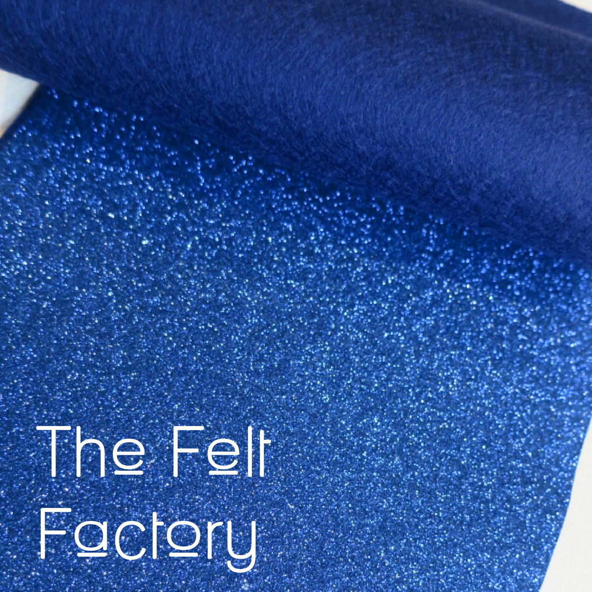 Glitter Felt - Sapphire – The Felt Factory