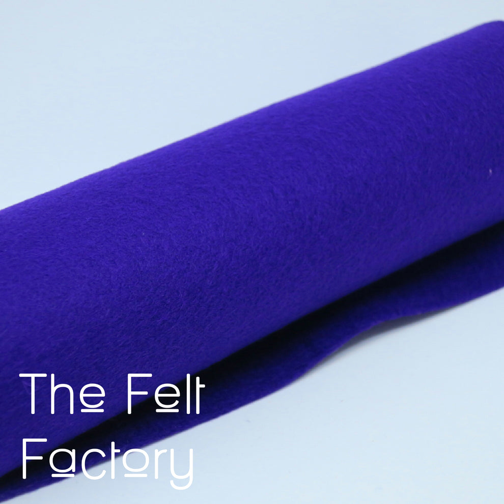 100% Merino Wool Felt Sheet - Ultra Violet – The Felt Factory