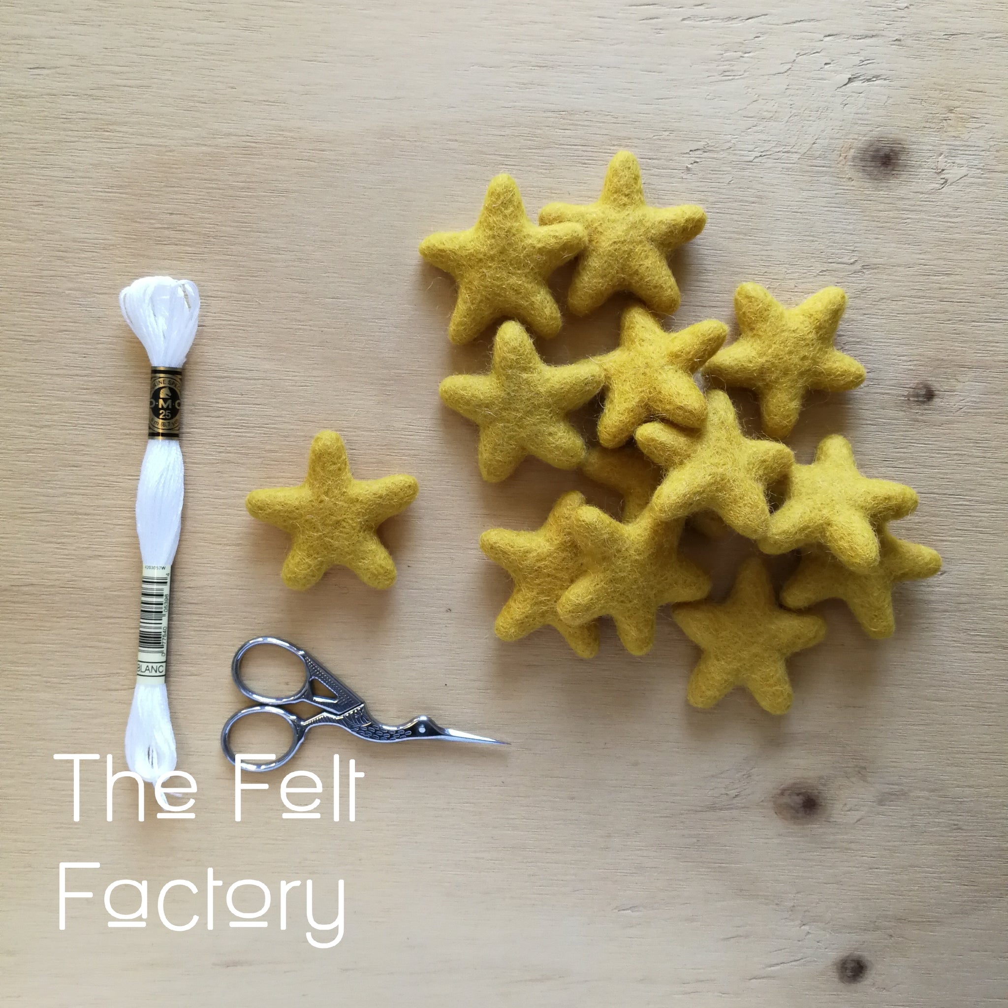Stars - Yellow – The Felt Factory