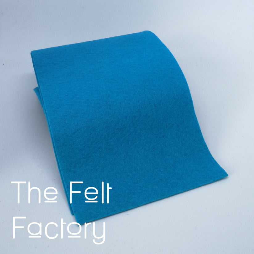 Wool Blend Felt - Azure – The Felt Factory