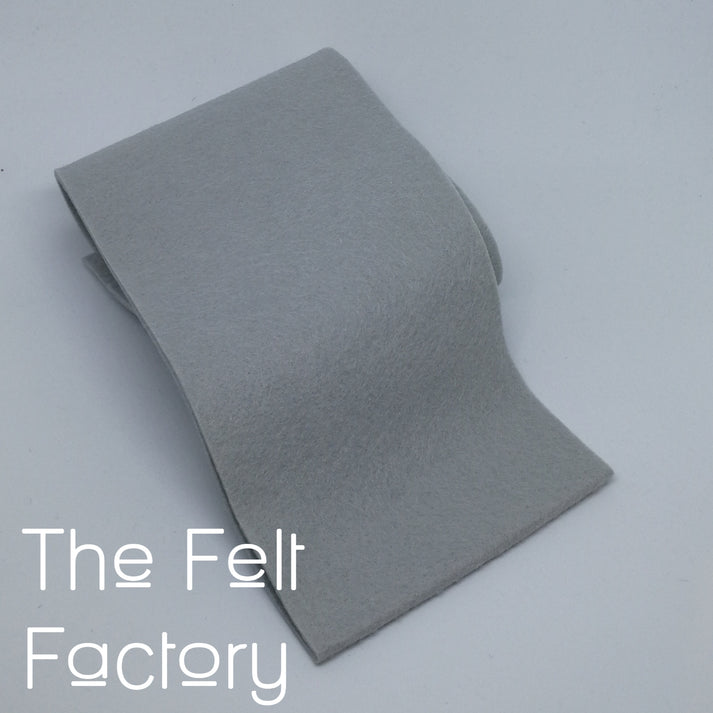 Wool Blend Felt - Silver – The Felt Factory