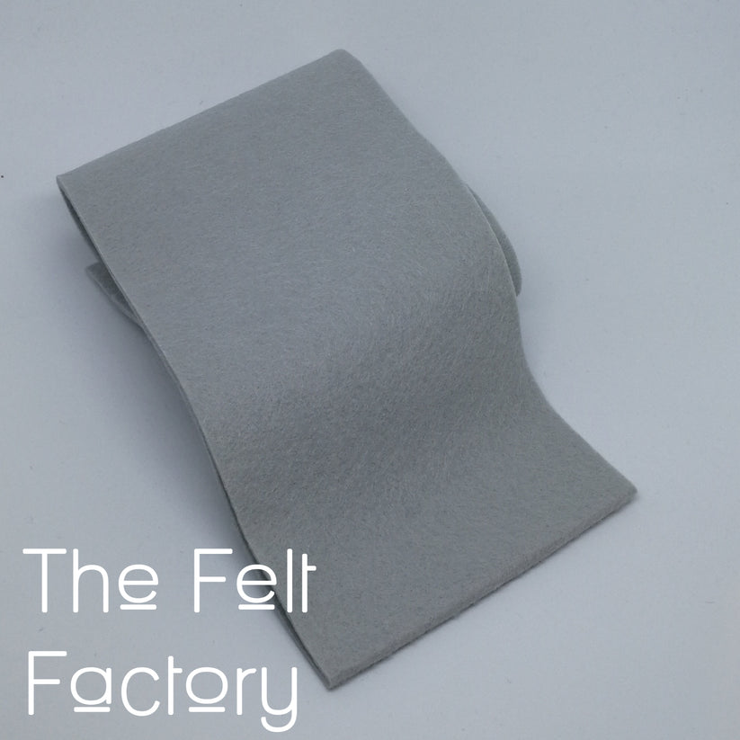 Wool Blend Felt - Silver – The Felt Factory